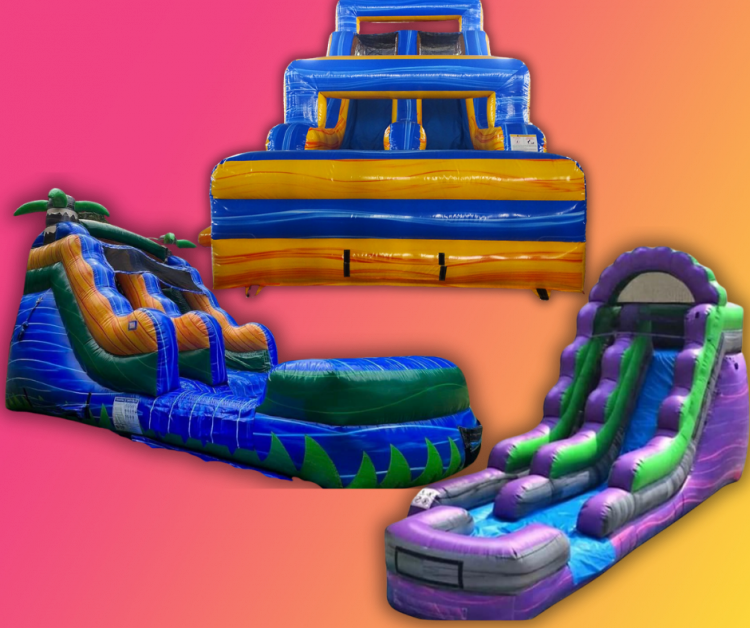 Inflatable Dry Slides - Dowling Party Rentals-Newnan, GA